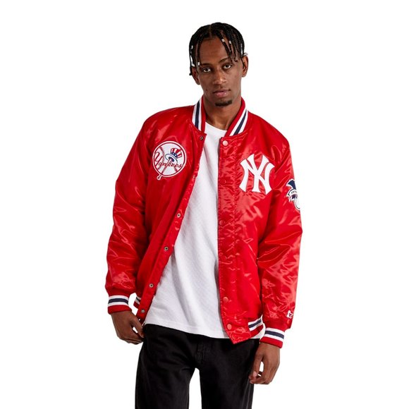 STARTER | Jackets & Coats | Starter Mlb New York Yankees Satin Varsity ...